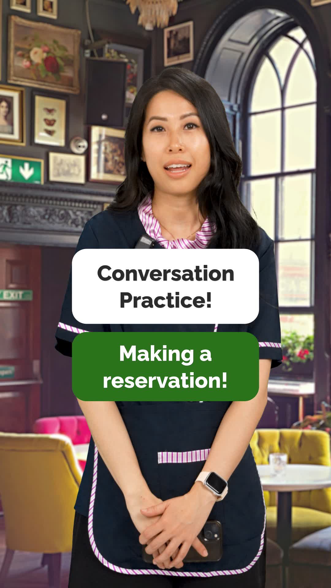 Conversation: Making a Restaurant Reservation in English